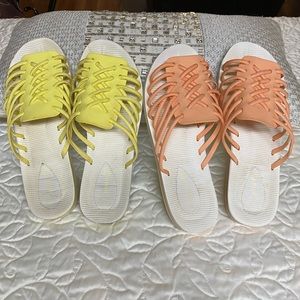 Sand & Sun | Shoes | 2 Pair Sand Sun Slide Ons Size 7 | Poshmark